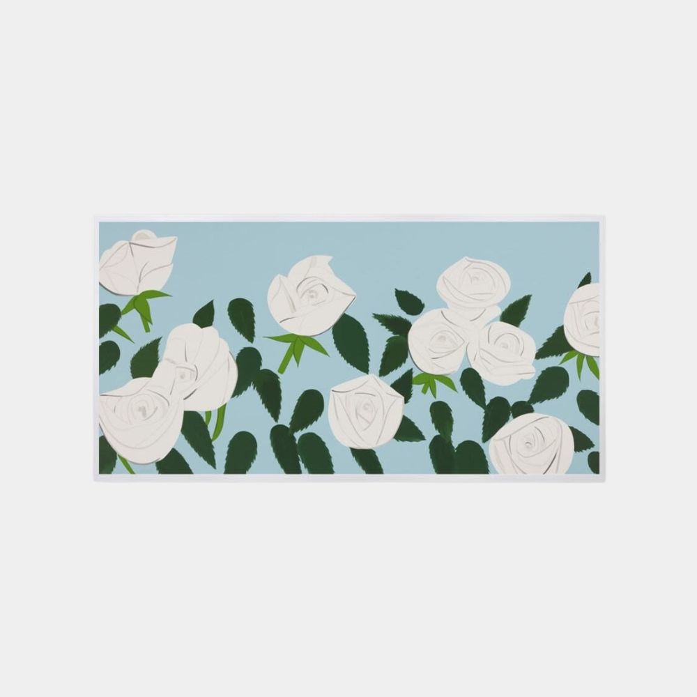 Alex Katz, White Roses , 2014 | Lougher Contemporary