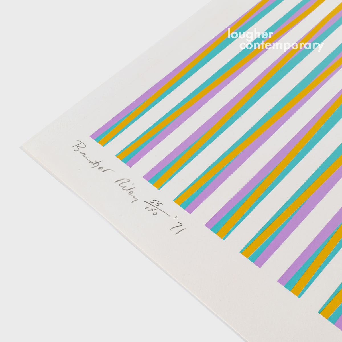 Bridget Riley, Print for Chicago 8, 1971 | Lougher Contemporary