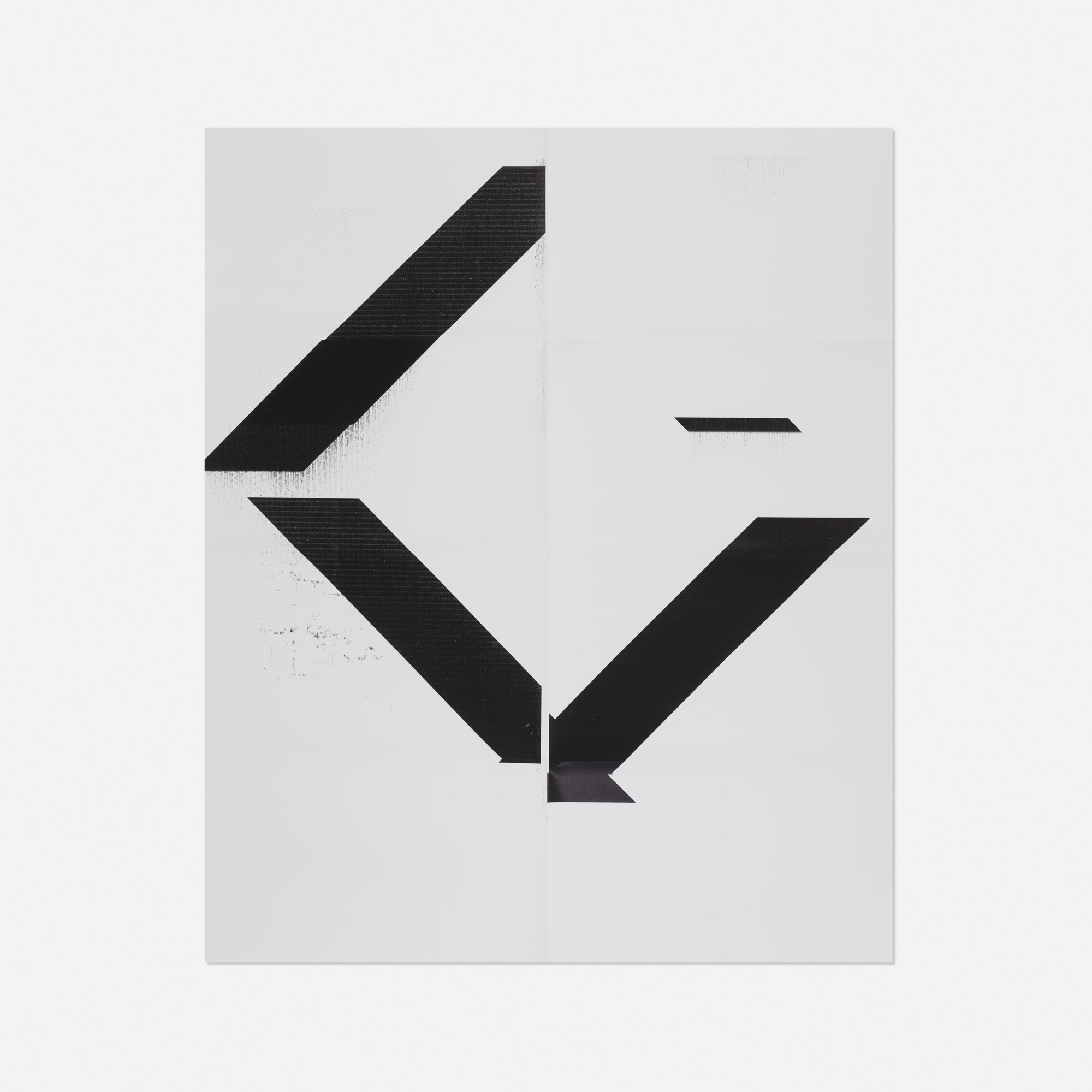 Wade Guyton, X Poster (Untitled, 2007, WG1208), 2017 | Lougher Contemporary