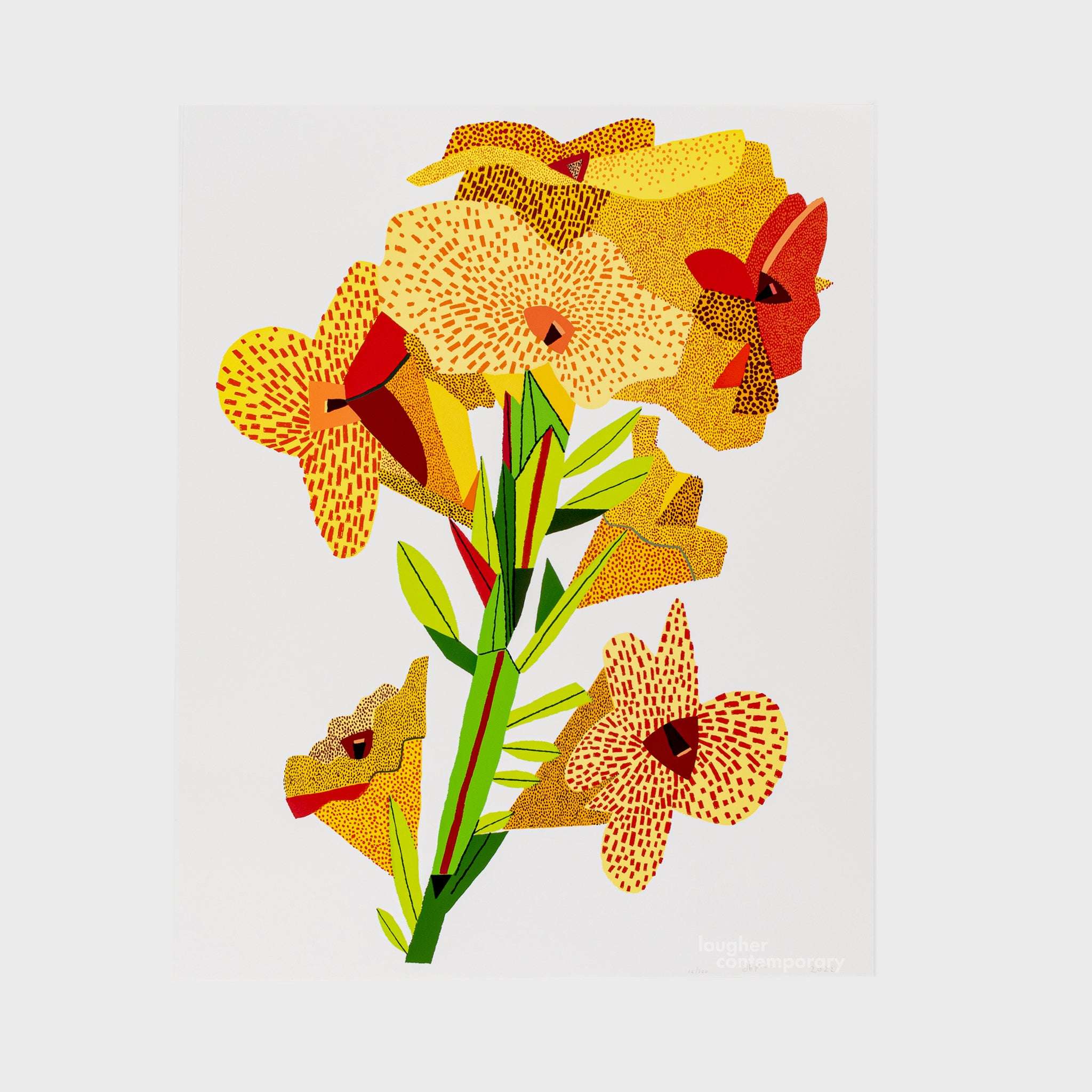 Jonas Wood, Yellow Flower, 2022 | Lougher Contemporary