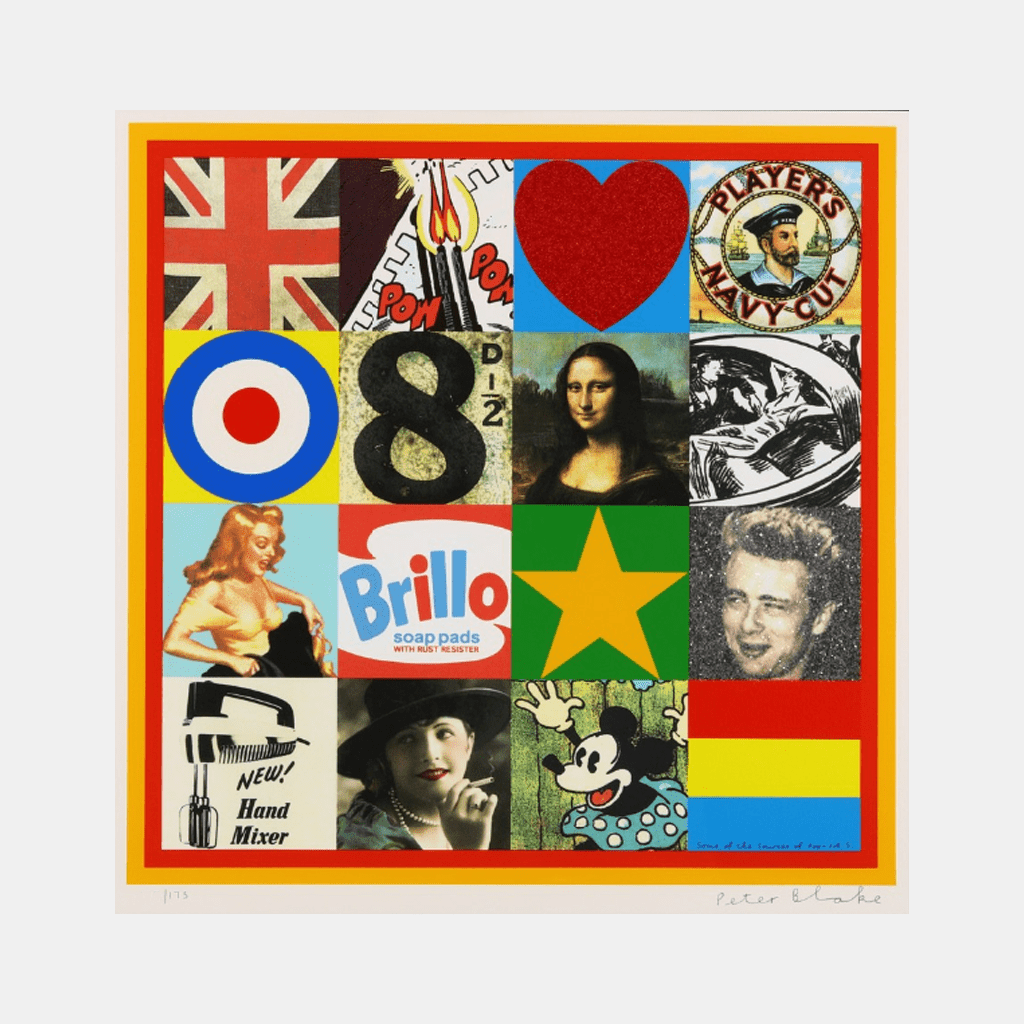 Peter Blake, Some of the Sources of Pop Art V, 2007 | Lougher Contemporary