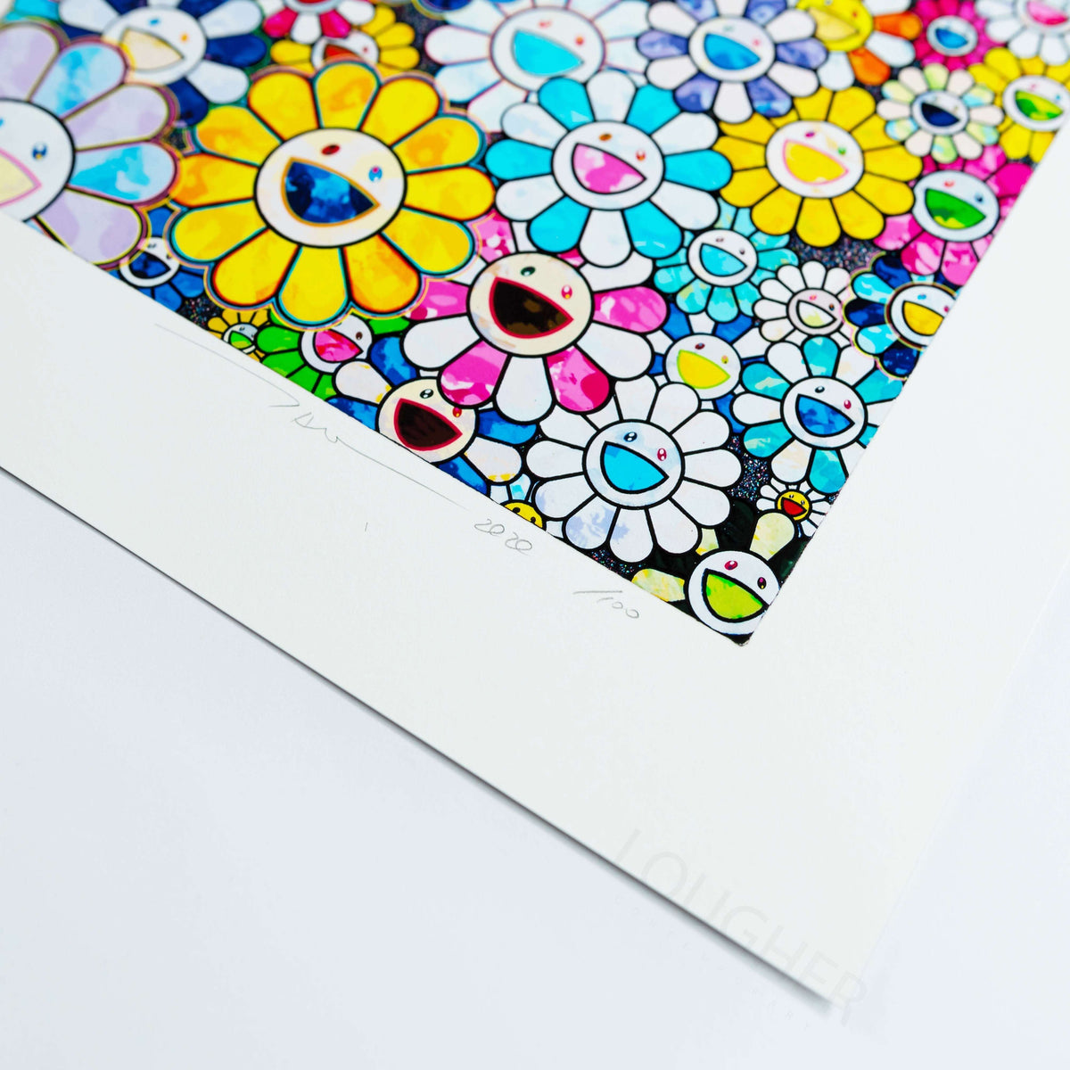 Takashi Murakami, Flowers with Smiley Faces, 2020 | Lougher Contemporary